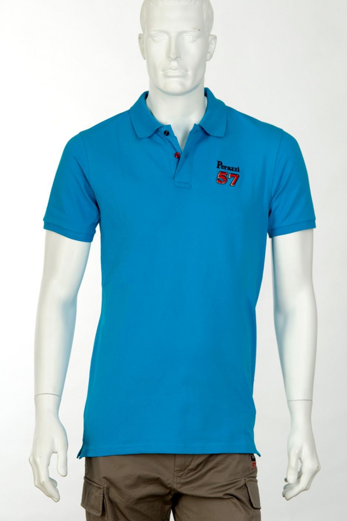 Short-sleeved Perazzi 57 polo shirt