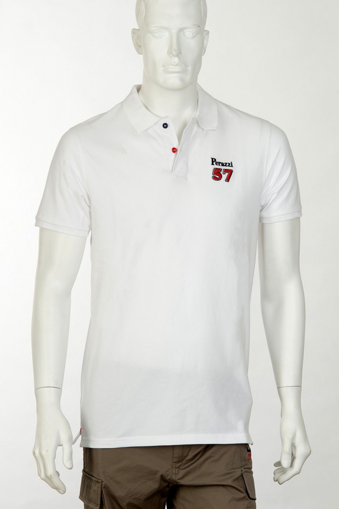 Short-sleeved Perazzi 57 polo shirt
