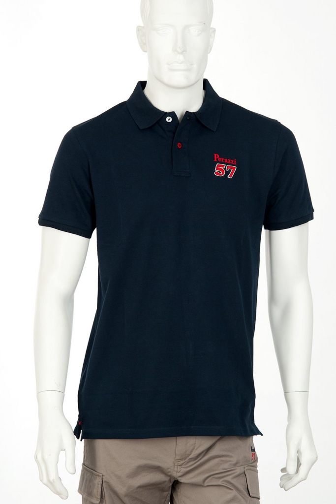 Short-sleeved Perazzi 57 polo shirt
