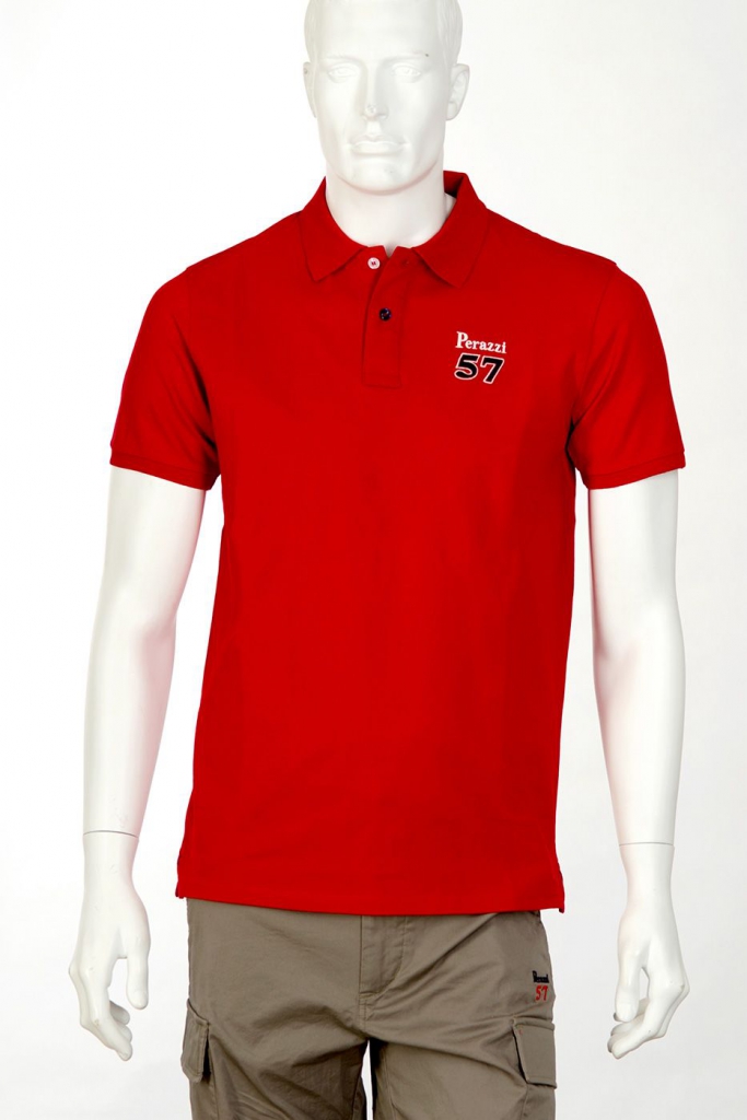 Short-sleeved Perazzi 57 polo shirt