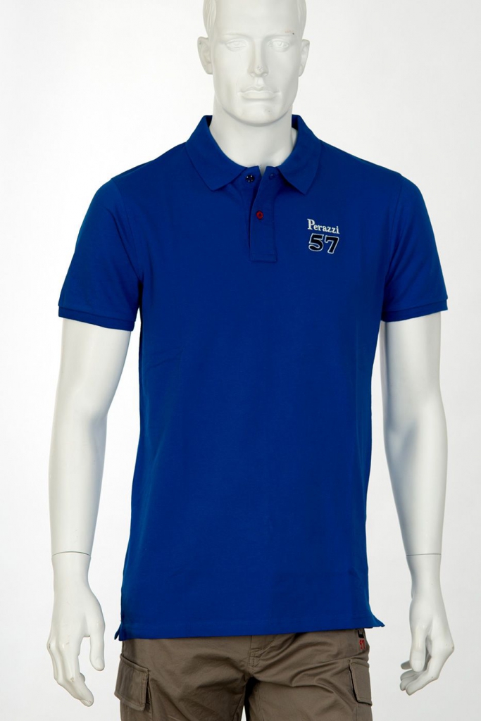 Short-sleeved Perazzi 57 polo shirt