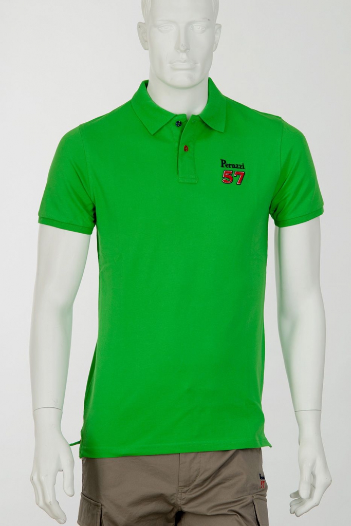 Short-sleeved Perazzi 57 polo shirt